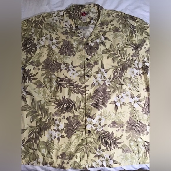 Hilo Hattie | Shirts | Vintage Original Hilo Hattie Silk Cream And ...